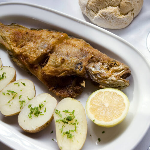 Fanecas fritas con cachelos - Supermercados Plenus
